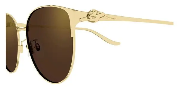 Cartier Cat Eye Sunglasses - Brown