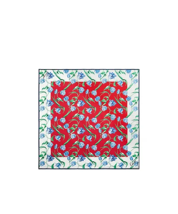 Kenzo Tulip Square Scarf