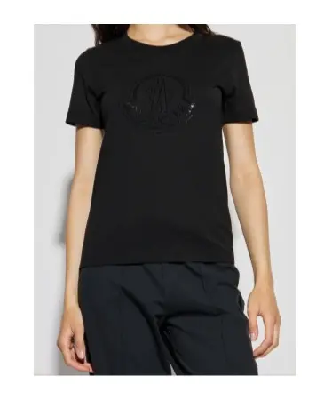 Moncler Logo Embellished Crewneck T-shirt