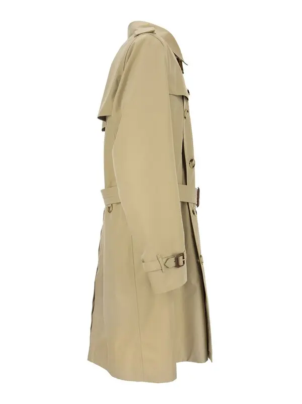 Burberry The Kensington Heritage Double-breasted Trench Coat - Nude