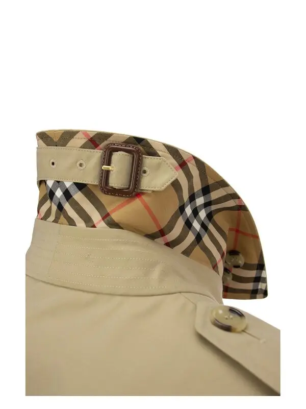 Burberry The Kensington Heritage Double-breasted Trench Coat - Nude
