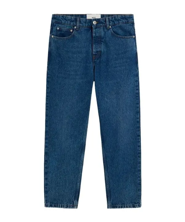 AMI Paris Straight-leg Cropped Jeans