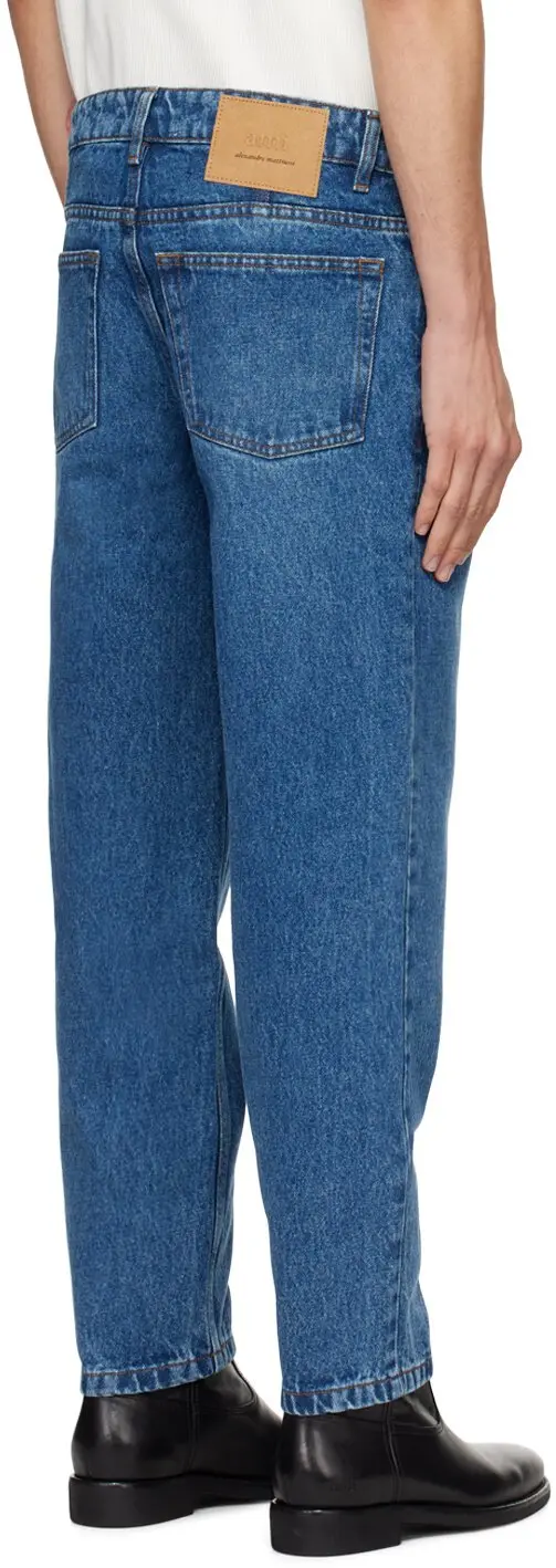 AMI Paris Straight-leg Cropped Jeans