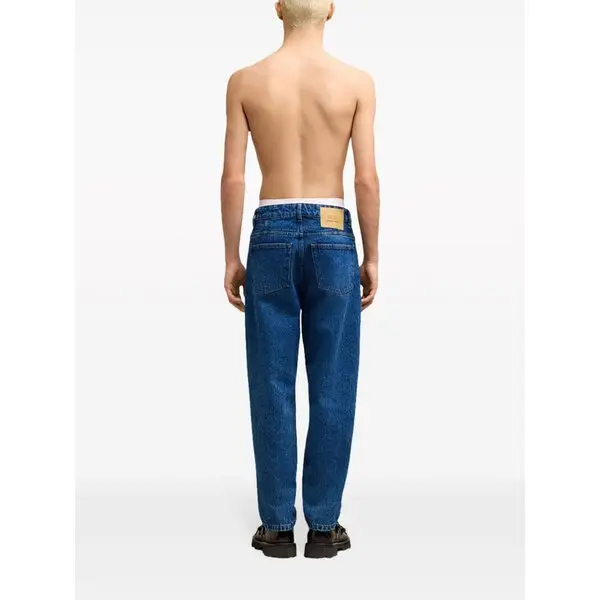 AMI Paris Straight-leg Cropped Jeans