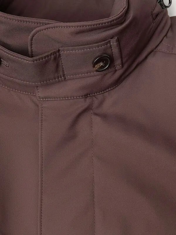 Loro Piana Traveller Jacket With Concealed Hood - Brown