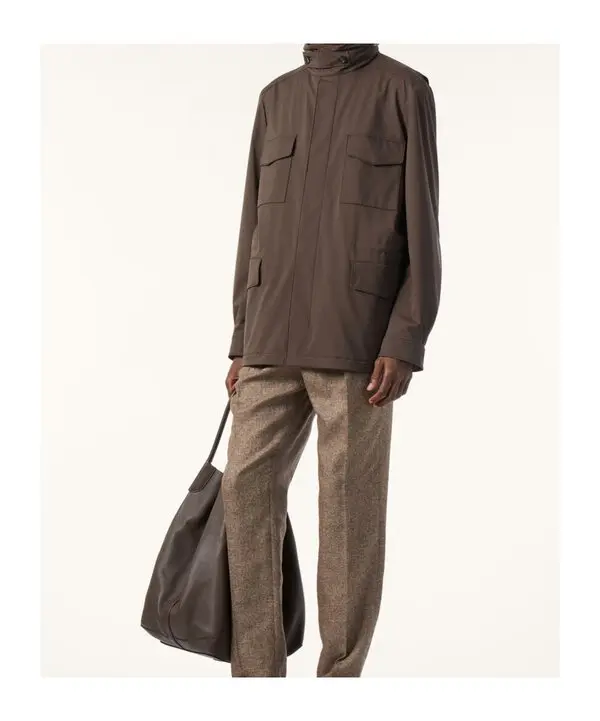 Loro Piana Traveller Jacket With Concealed Hood
