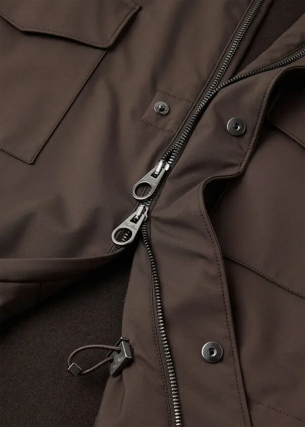 Loro Piana Traveller Jacket With Concealed Hood
