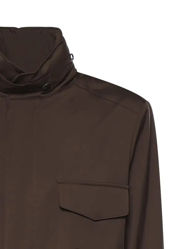 Loro Piana Traveller Jacket With Concealed Hood
