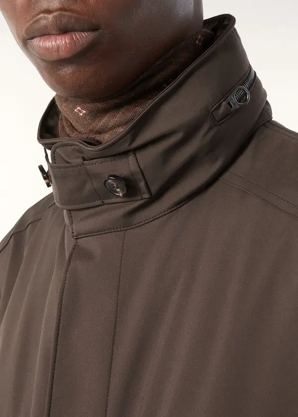 Loro Piana Traveller Jacket With Concealed Hood