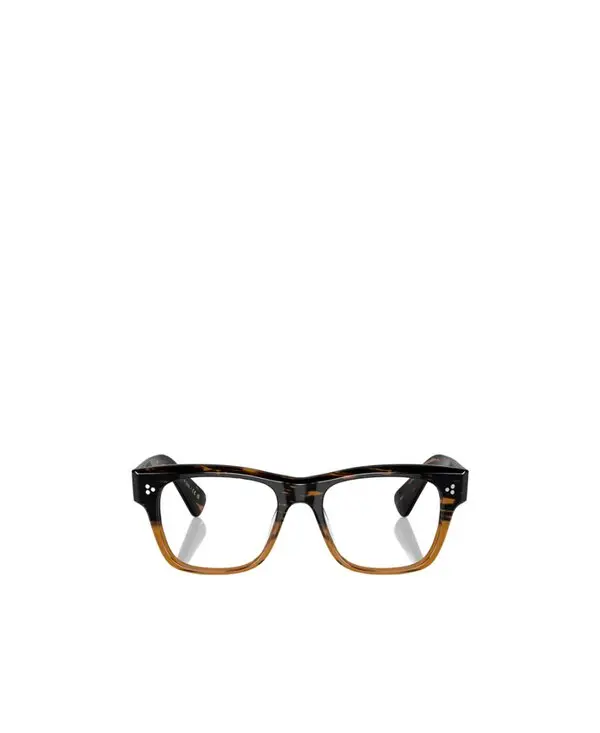 Oliver Spencer Wayfarer Eyeglasses - Black