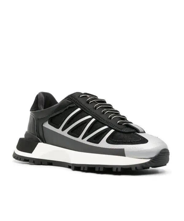 MAISON MARGIELA Panelled Lace-up Sneakers