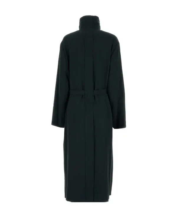 LEMAIRE Belted Wool Gabardine Coat