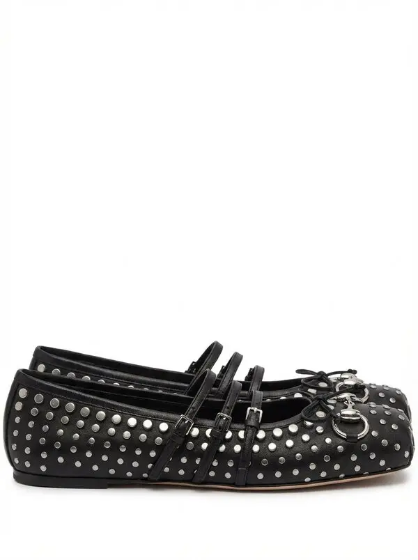 Gucci Horsebit Ballet Flat With Buckle Detailing