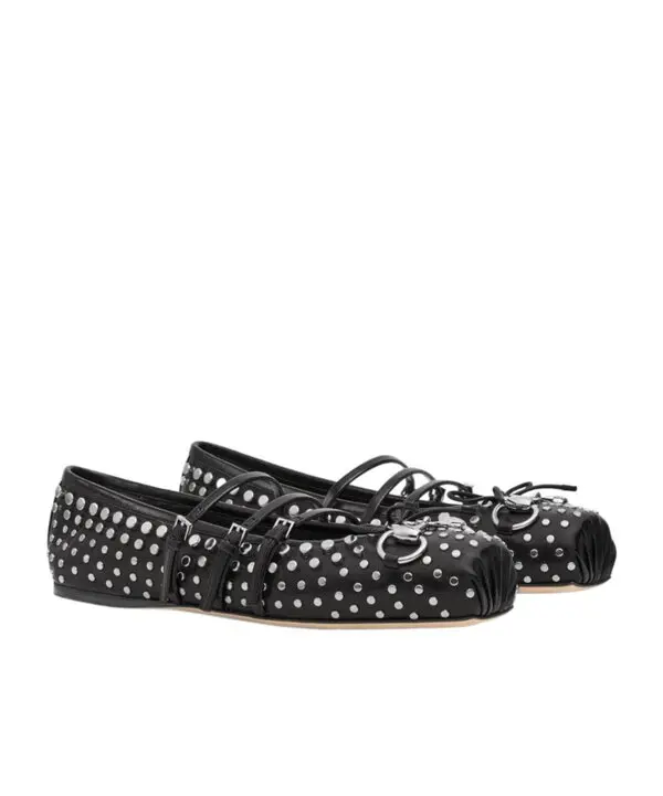 Gucci Horsebit Ballet Flat With Buckle Detailing