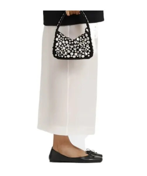 Khaite Charlotte Leather Ballerina Flats