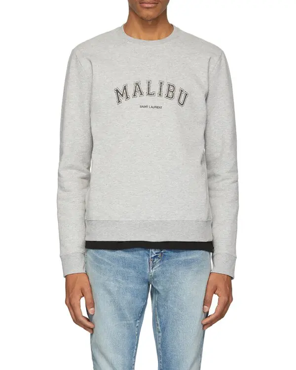 Saint Laurent Malibu Crewneck Sweatshirt