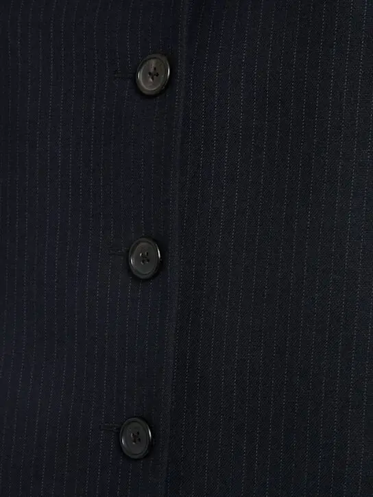 Khaite Jameson Virgin Wool Blend Jacket - Black