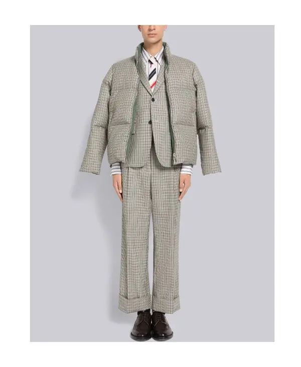 Thom Browne Houndstooth Wool Trousers