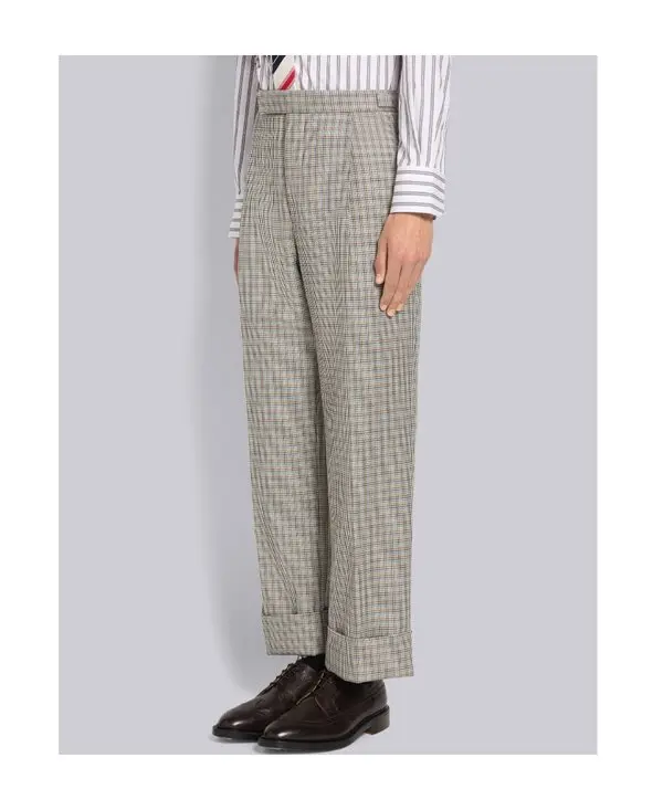 Thom Browne Houndstooth Wool Trousers