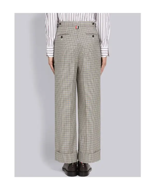 Thom Browne Houndstooth Wool Trousers