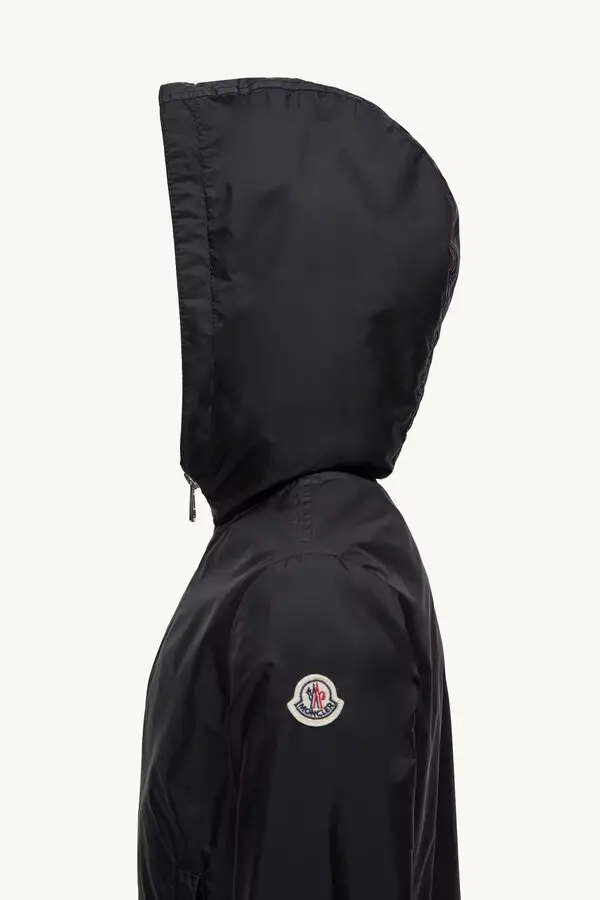 Moncler Hooded Rain Jacket - Black