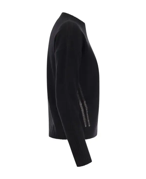 Max Mara Cashmere Turtleneck Sweater With Ribbed Edges