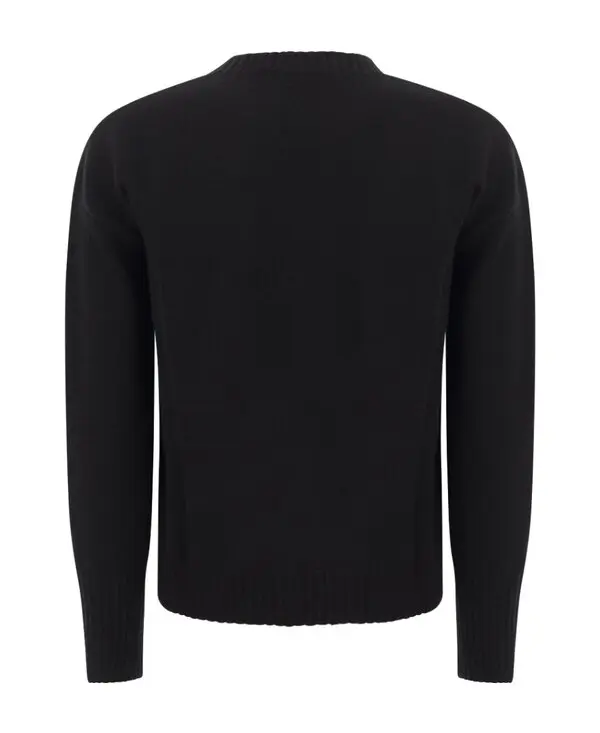 Max Mara Cashmere Turtleneck Sweater With Ribbed Edges