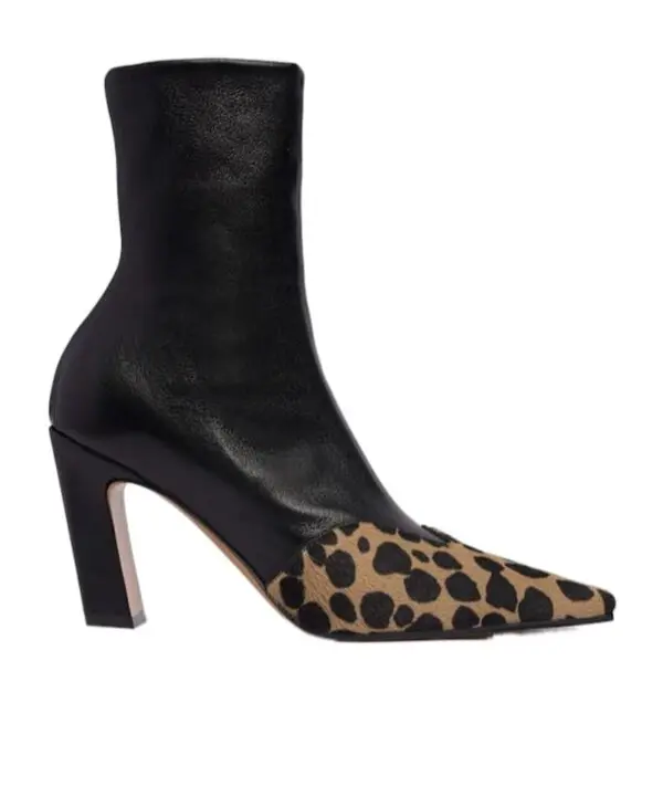 Khaite 85mm Nevada Ankle Boots - Black