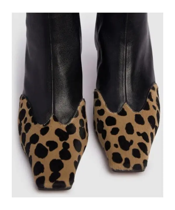 Khaite 85mm Nevada Ankle Boots - Black
