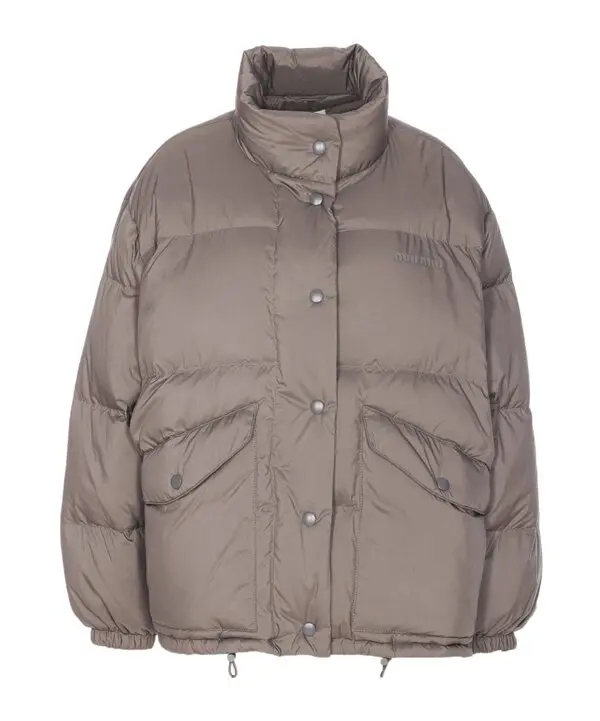 Miu Miu Quilted Stand Collar Jacket - No