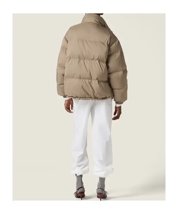 Miu Miu Quilted Stand Collar Jacket - No