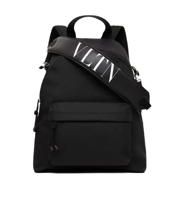 Valentino Garavani Vltn Nylon Backpack - Black