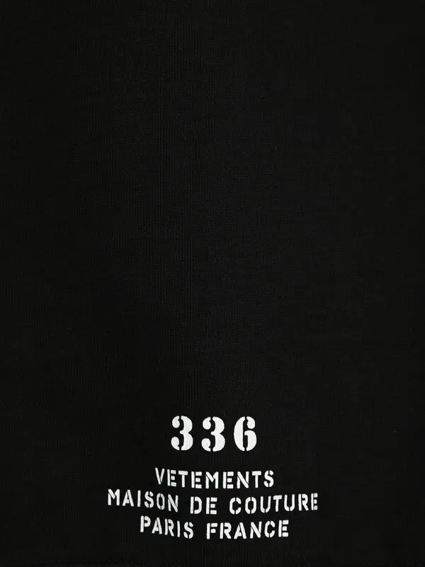 Vetements Logo Print Hoodie
