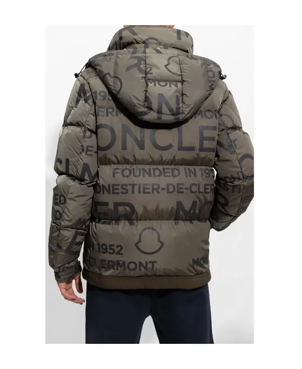 Moncler Logo-print Padded Jacket With Removable Hood