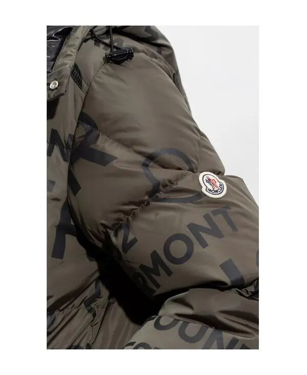 Moncler Logo-print Padded Jacket With Removable Hood