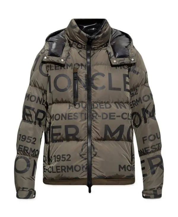 Moncler Logo-print Padded Jacket With Removable Hood