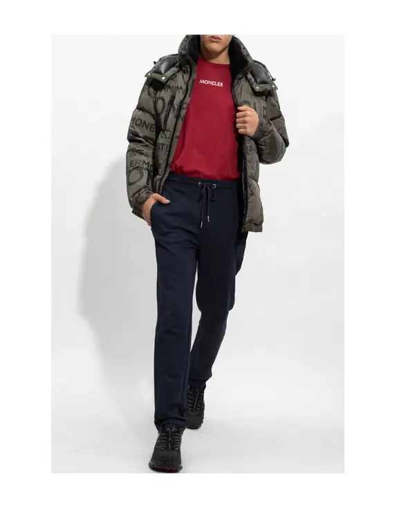 Moncler Logo-print Padded Jacket With Removable Hood