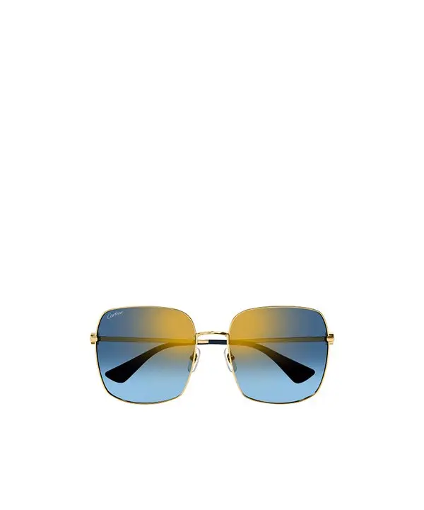 Cartier Square Frame Sunglasses - Blue