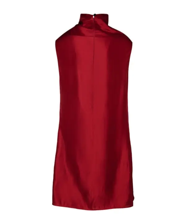 Khaite Daria Viscose Silk Mini Dress - Red