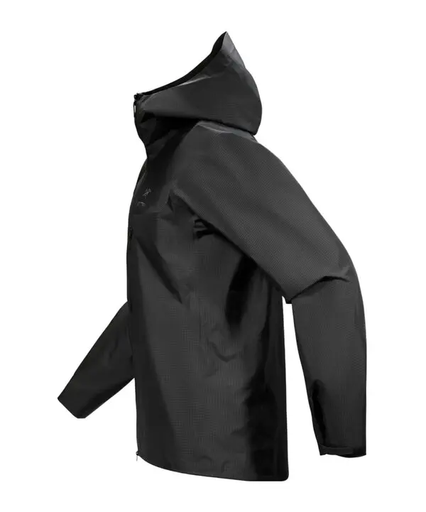 Arc'teryx Textured Zip Hooded Jacket - Black