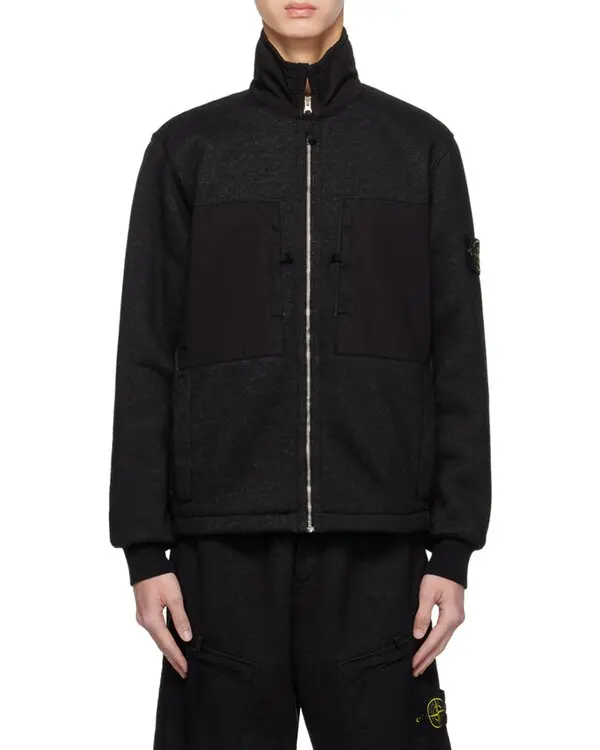 Stone Island Compass-badge Funnel Neck Jacket