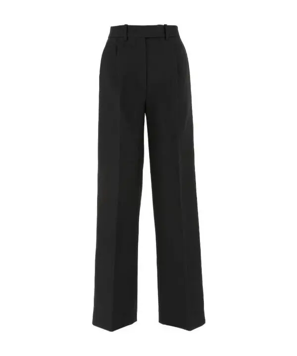 Fendi Wide Leg Trousers - Black
