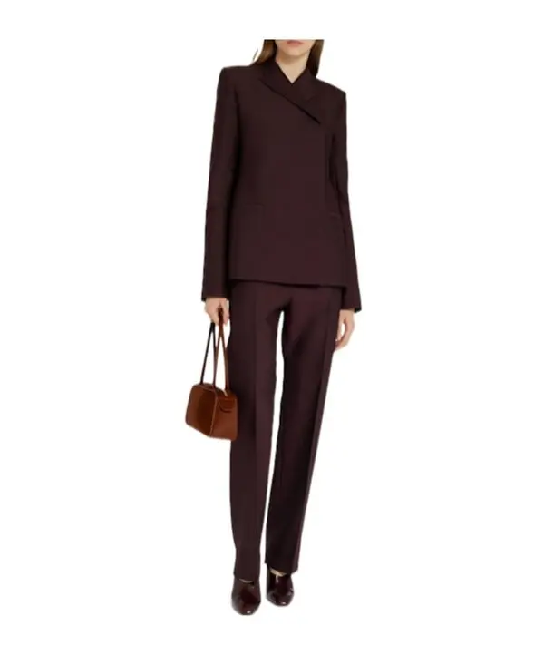 Khaite Silvannah Wool Silk Blazer