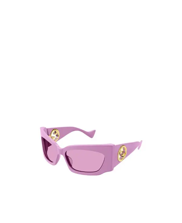 Gucci Geometric Frame Sunglasses