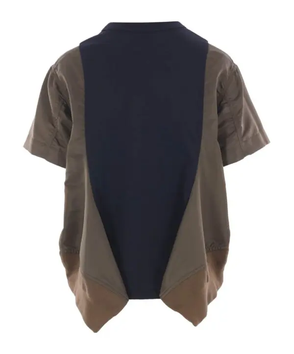 Sacai Paneled Crewneck T-shirt