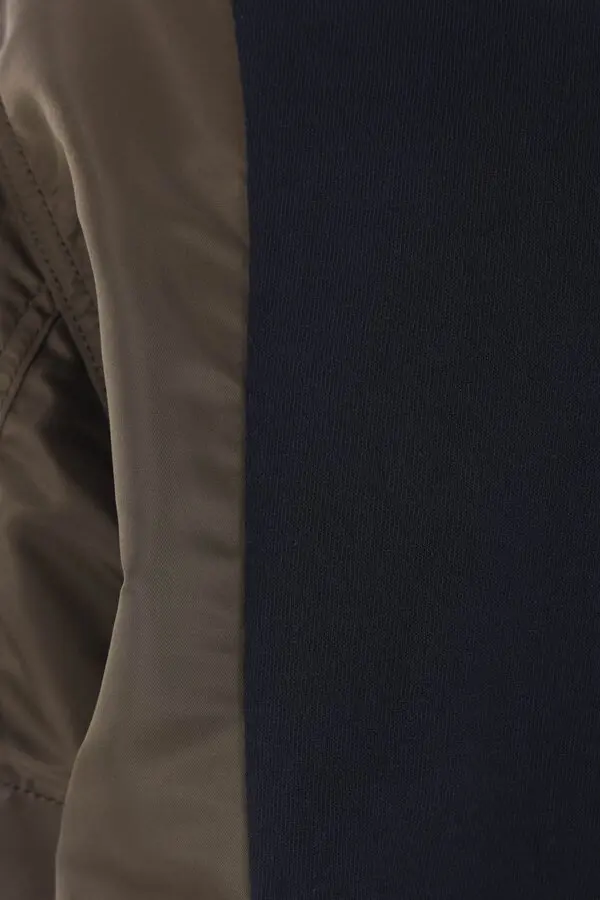 Sacai Paneled Crewneck T-shirt
