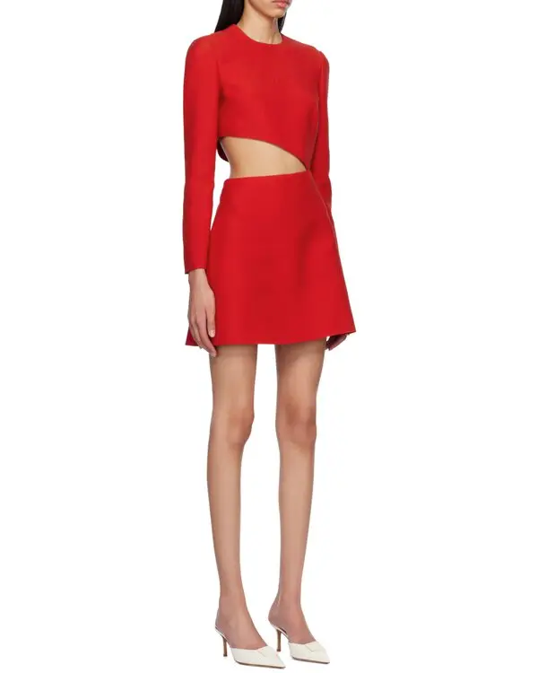 Valentino Garavani Crepe Couture Short Dress