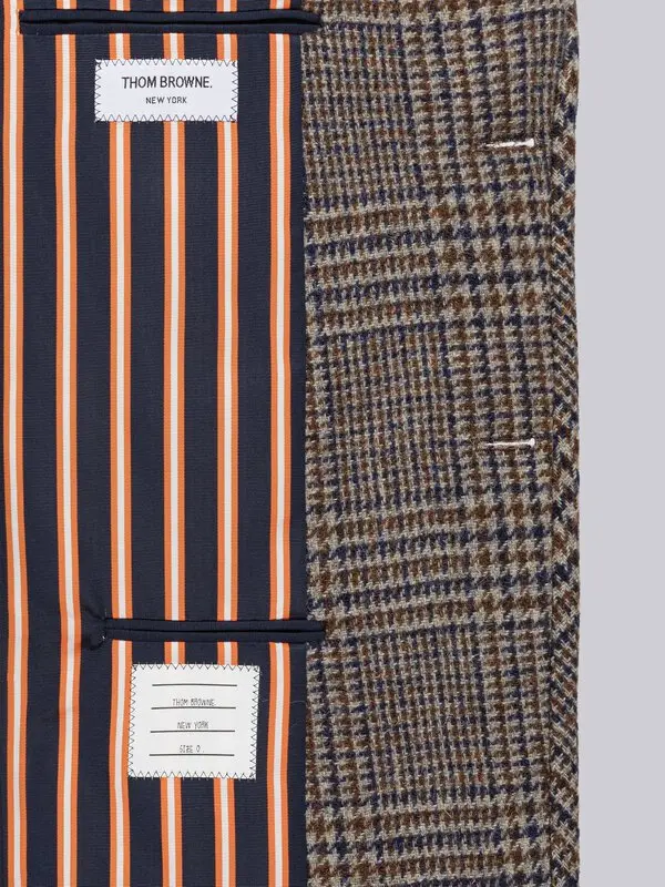 Thom Browne Single Slit Coat With Iconic Stripes