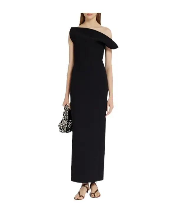 Khaite Cato Double Face Crepe Maxi Dress