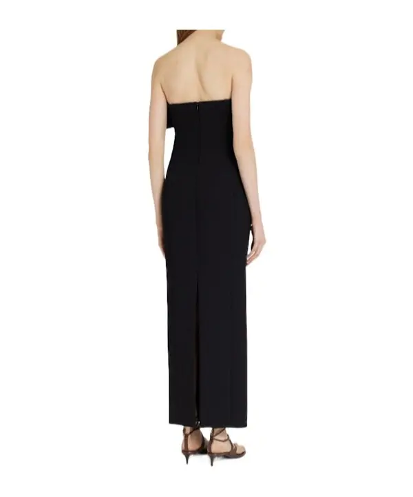 Khaite Cato Double Face Crepe Maxi Dress